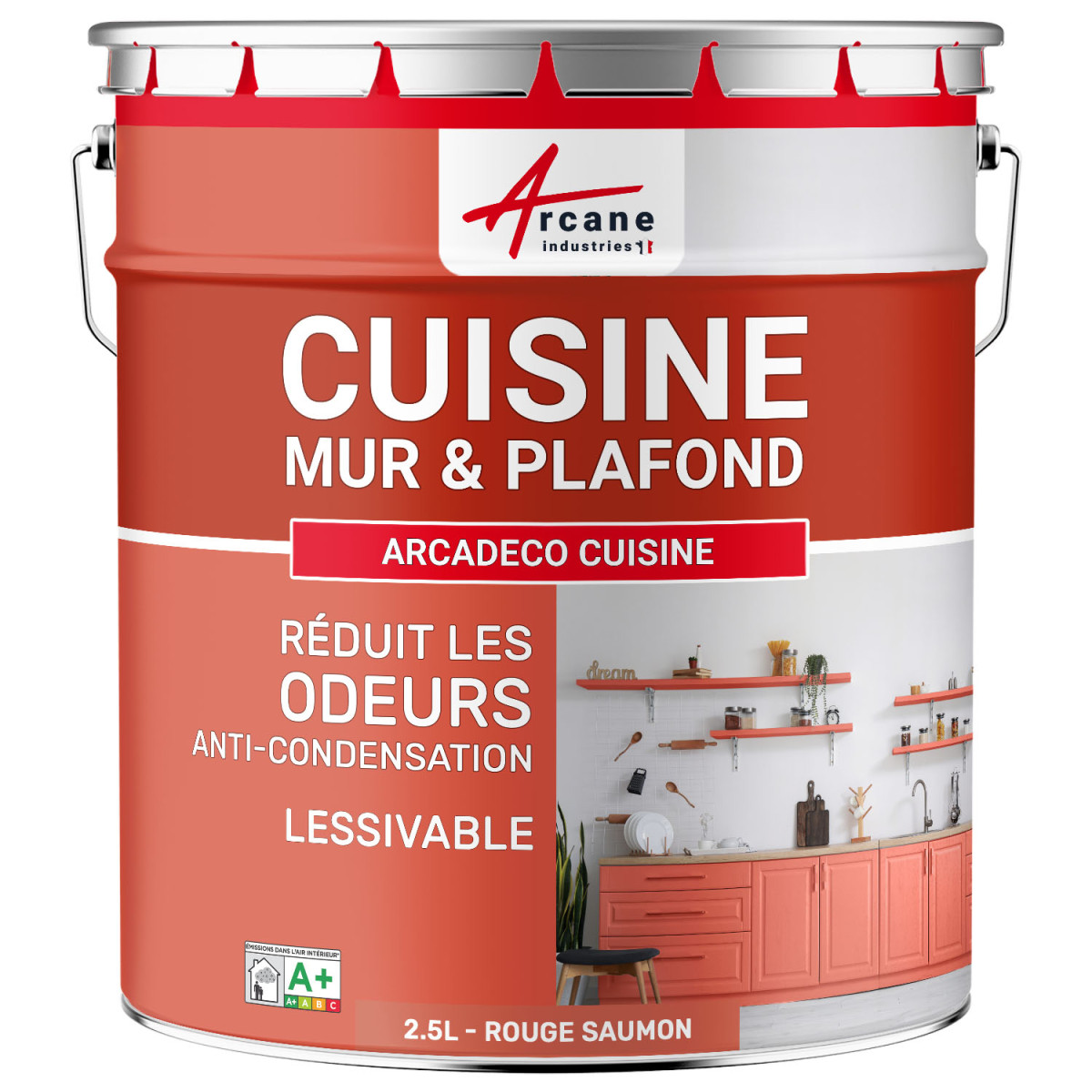 Peinture rouge intérieure et extérieure | Murs, sols, boiseries ...