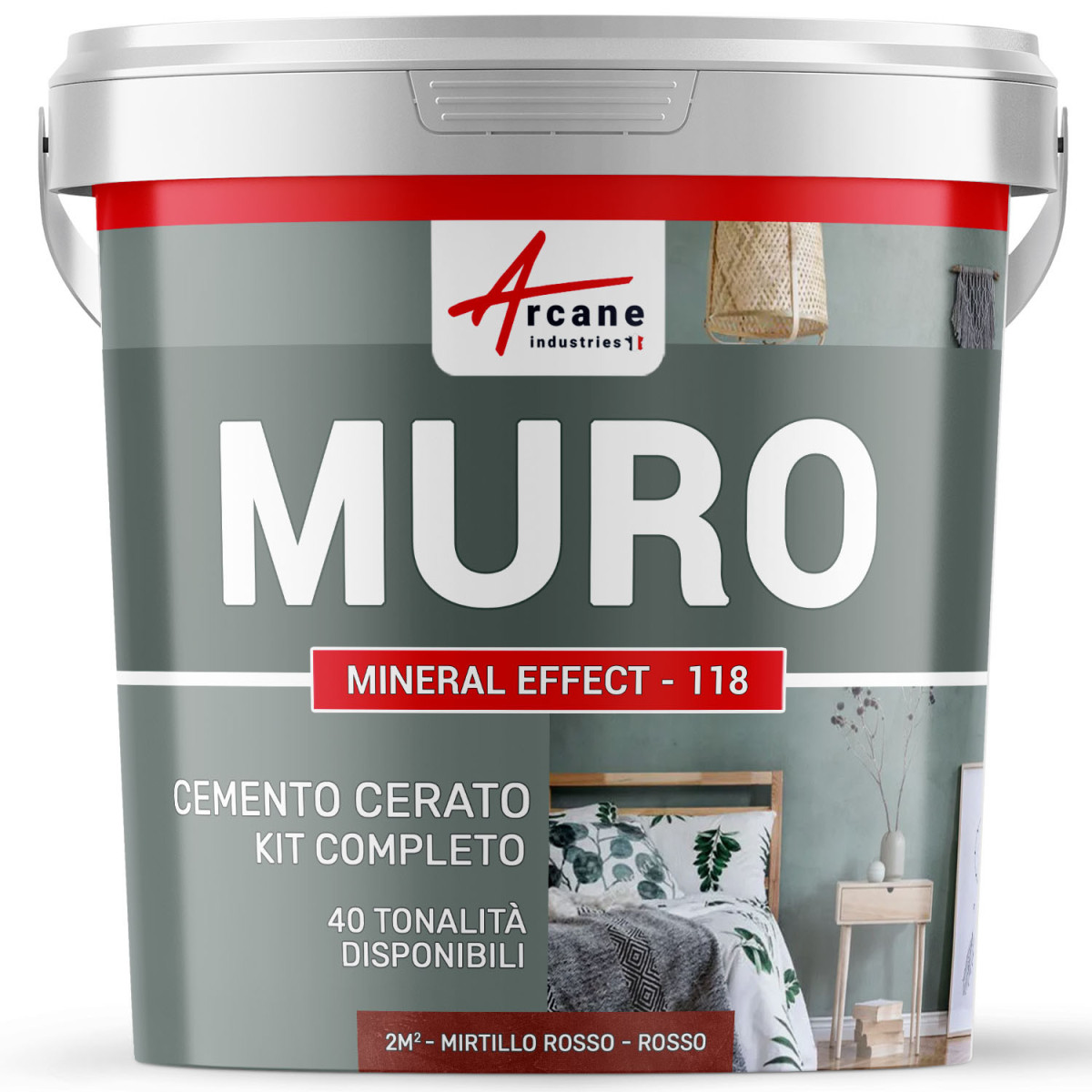 Kit microcemento per muri, Kit completo con 40 colori disponibili